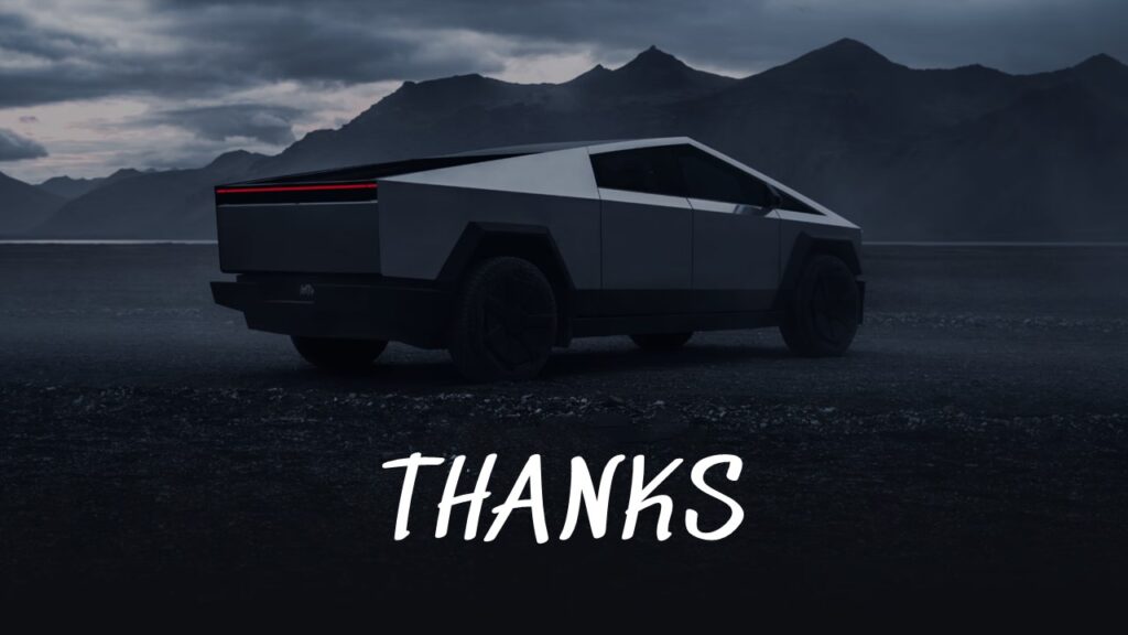 Free Tesla Cybertruck Template for PowerPoint And Google Slides