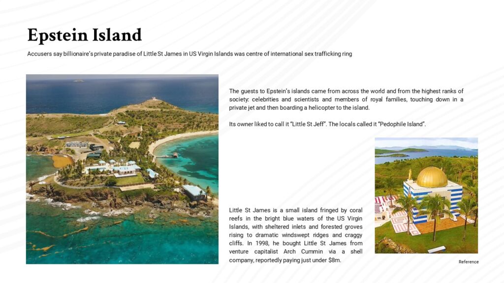 Free Epstein Island Template PowerPoint and Google Slides