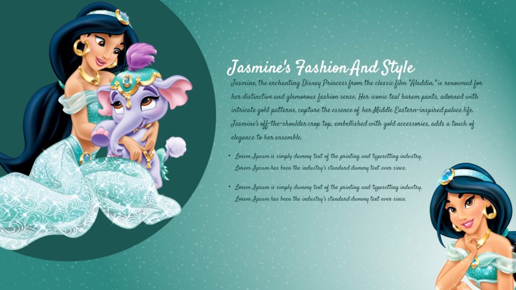 Free Disney Princess Jasmine PPT Template & Google Slides