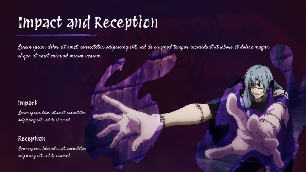 Free Jujutsu Kaisen Anime Google Slides And PPT Template