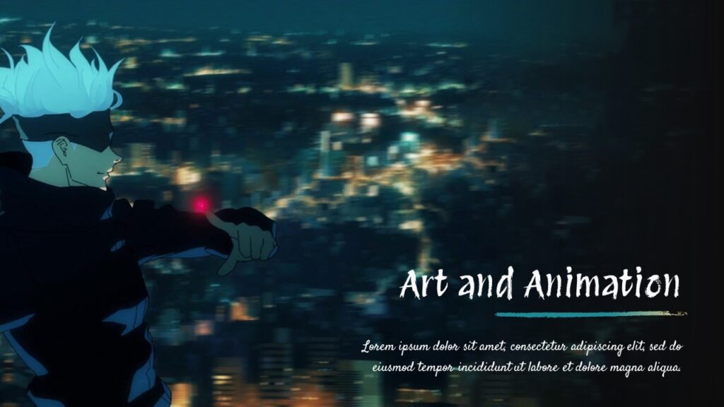 Free Jujutsu Kaisen Anime Google Slides And PPT Template