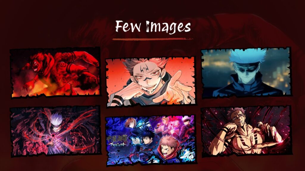 Free Jujutsu Kaisen Anime Google Slides And PPT Template