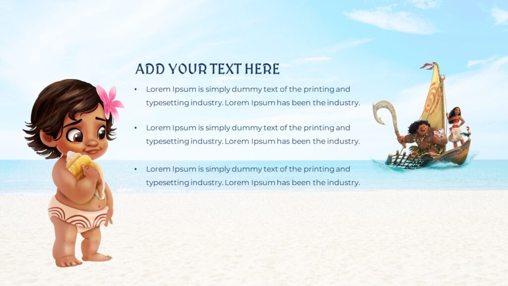 Free Moana Presentation PowerPoint Template & Google Slides
