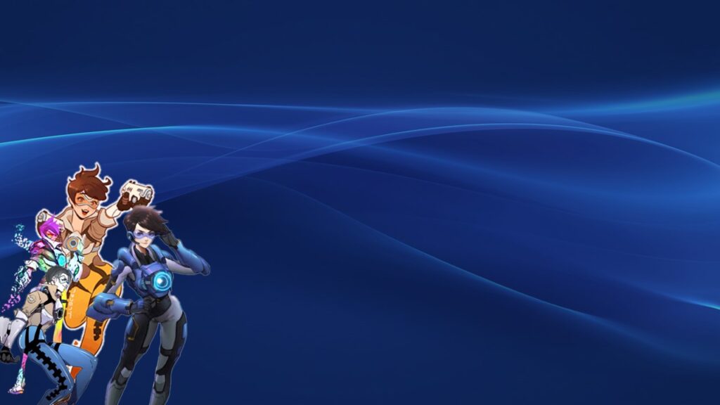 Free Overwatch Game Background Google Slides & PPT Template
