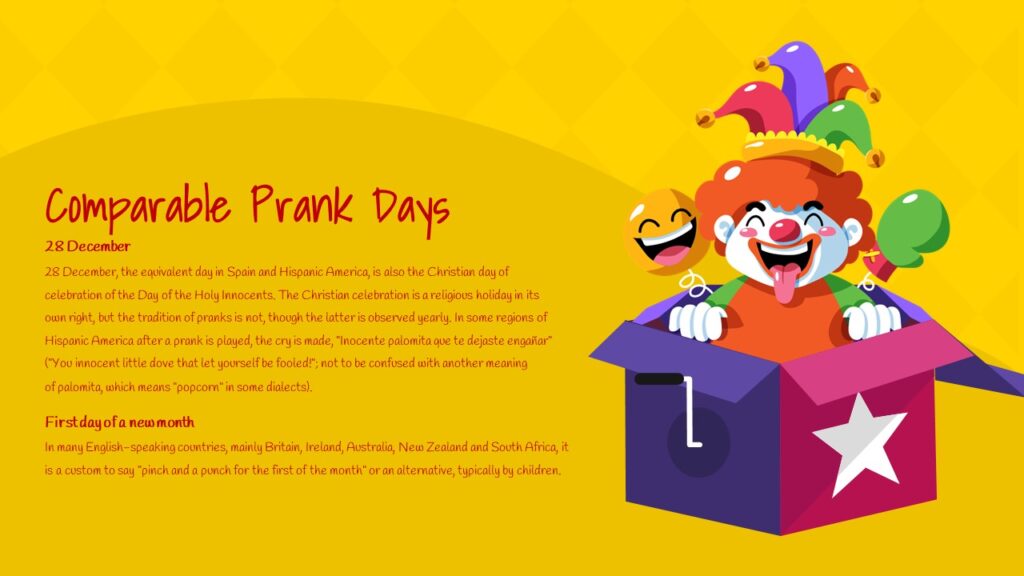 Free April Fools PowerPoint Template and Google Slides Theme