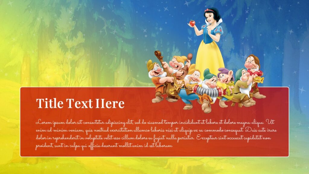 Free Disney Snow White Google Slides & PowerPoint Template