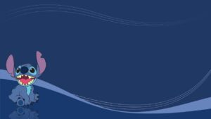 Free Disney Stitch Presentation Background Template