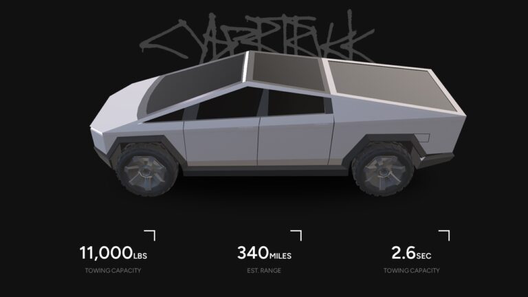 Free Tesla Cybertruck Template for PowerPoint And Google Slides