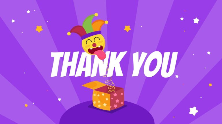 Download Free Funny Thank You PPT Presentation & Google Slides