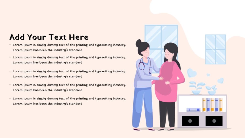 Women Pregnancy Stage PowerPoint Template Free Google Slides
