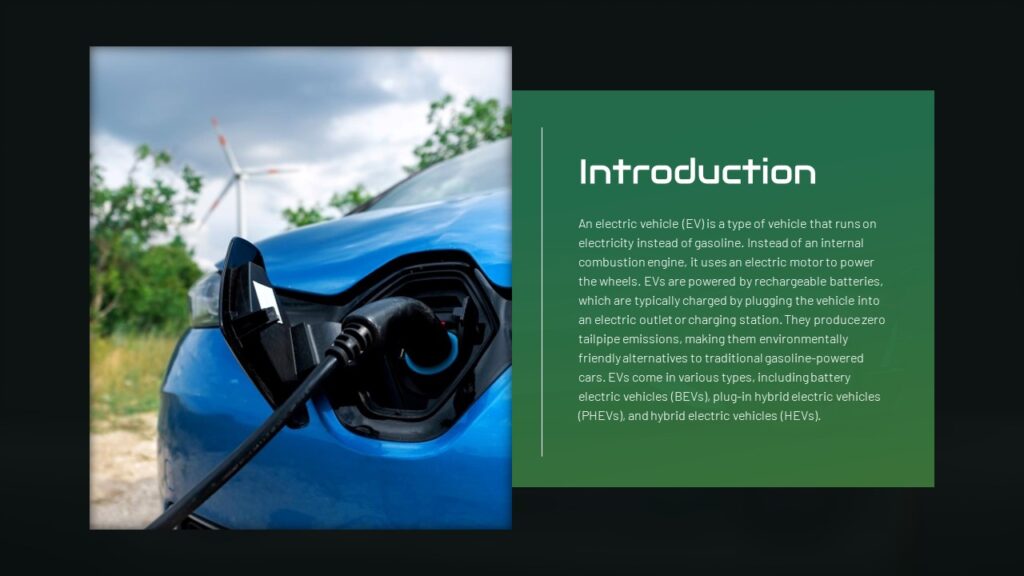 Free Electric Cars PowerPoint and Google Slides Templates - SlideChef