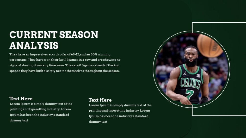 Boston Celtics Template | Free PowerPoint & Google Slides