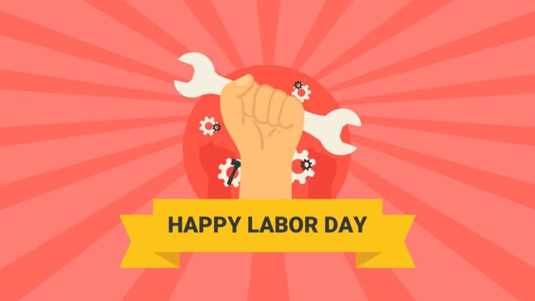 Happy Labor Day | Free PowerPoint Template & Google Slides Themes