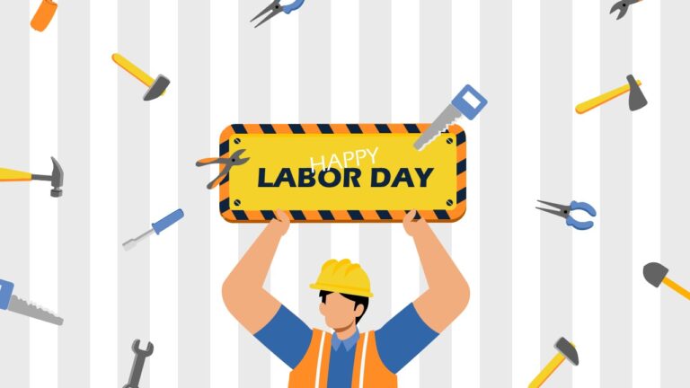Happy Labor Day | Free PowerPoint Template & Google Slides Themes