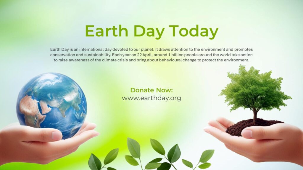 Free Earth Day PowerPoint Template and Google Slides Theme