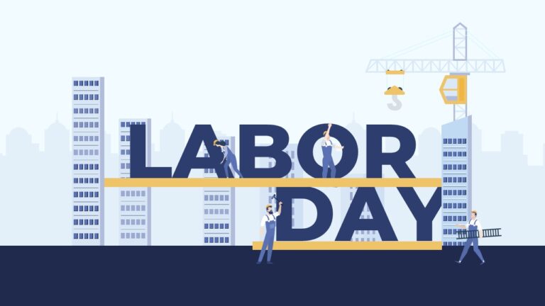 Happy Labor Day | Free PowerPoint Template & Google Slides Themes