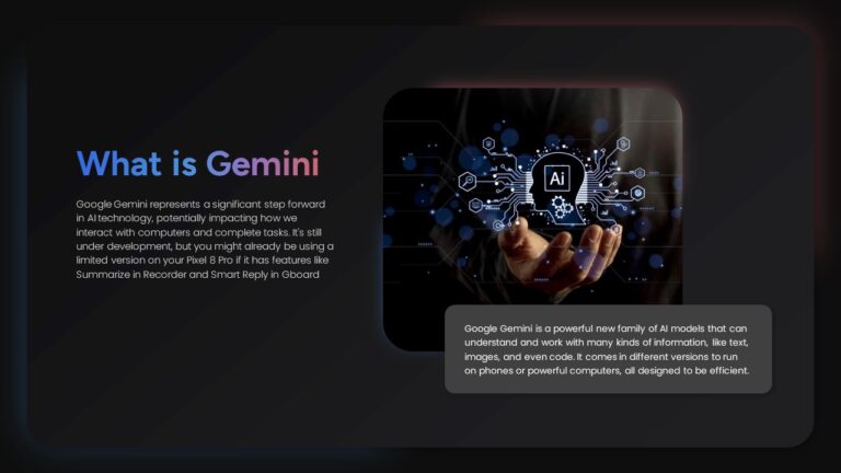 Free Google Gemini PowerPoint Presentation Template - SlideChef