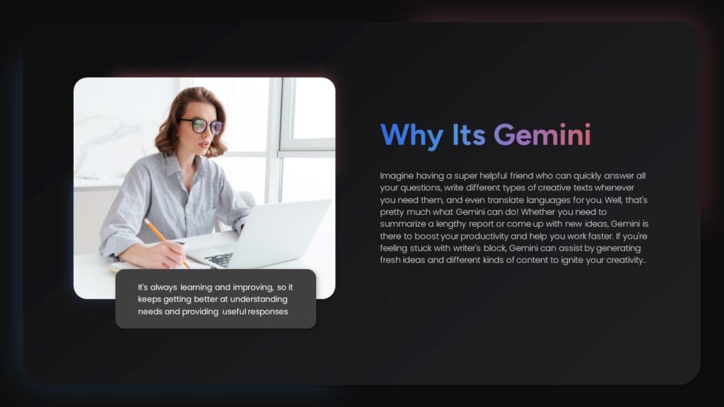 Free Google Gemini PowerPoint Presentation Template - SlideChef