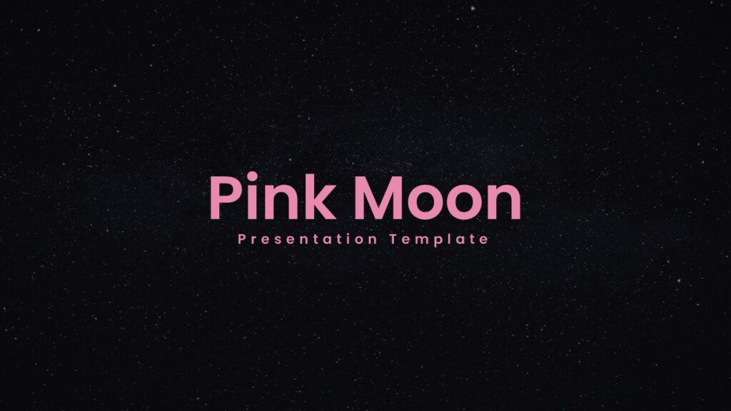 April Pink Moon Template | Free PowerPoint and Google Slides