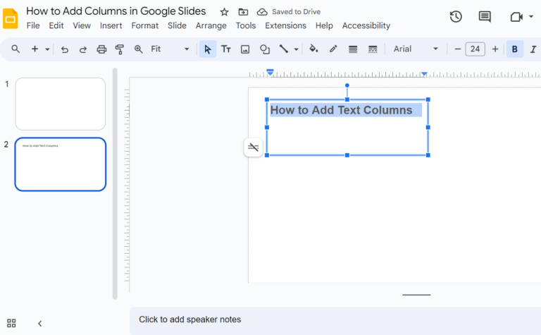 How to Make Columns in Google Slides (Easy Step-by-Step Guide) - SlideChef