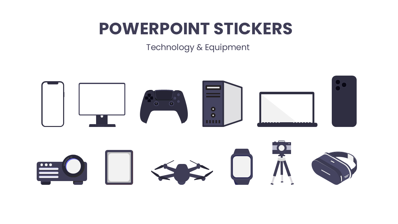 PowerPoint Stickers Template and Google Slides - SlideChef