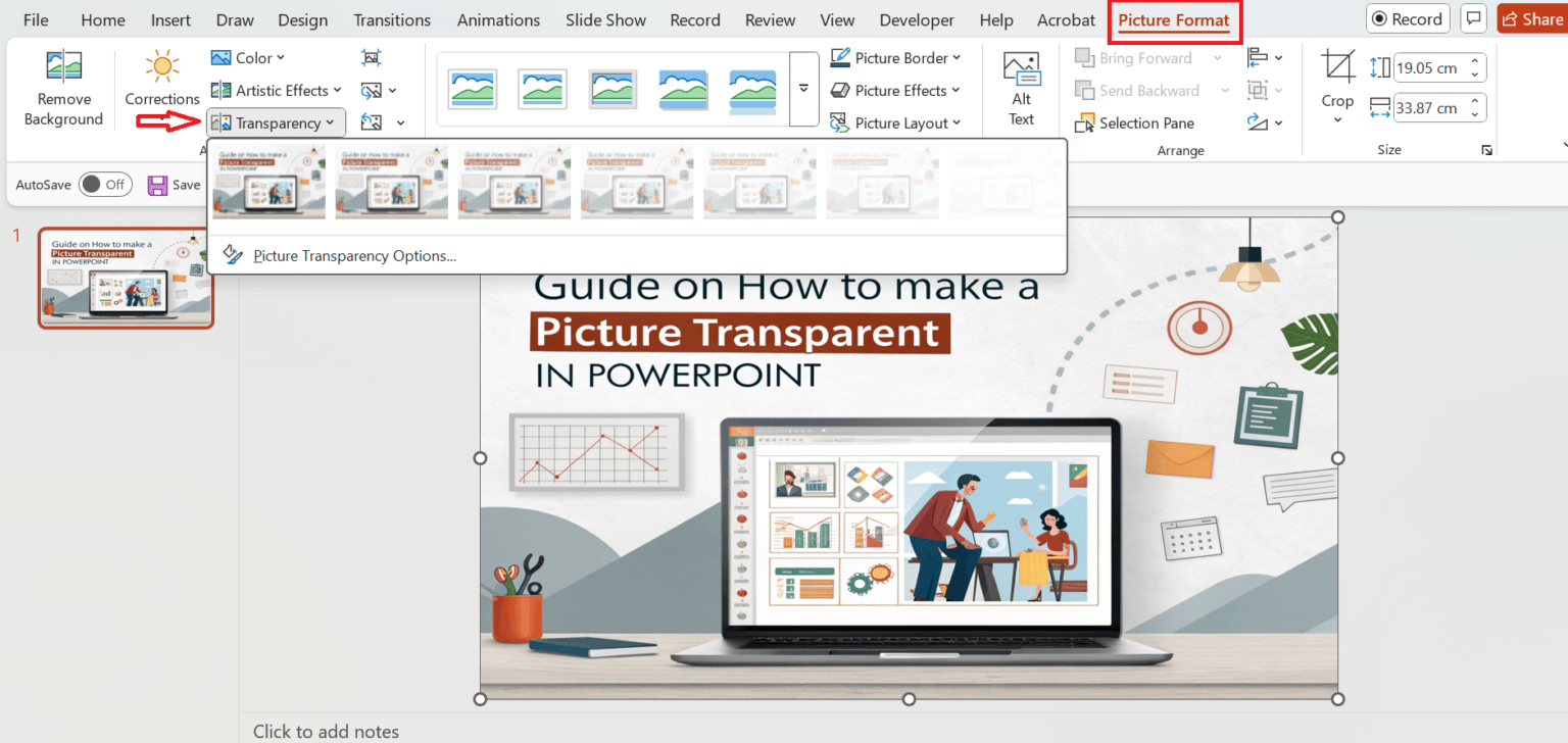 Quick Guide on How to Make a Picture Transparent in PowerPoint - SlideChef