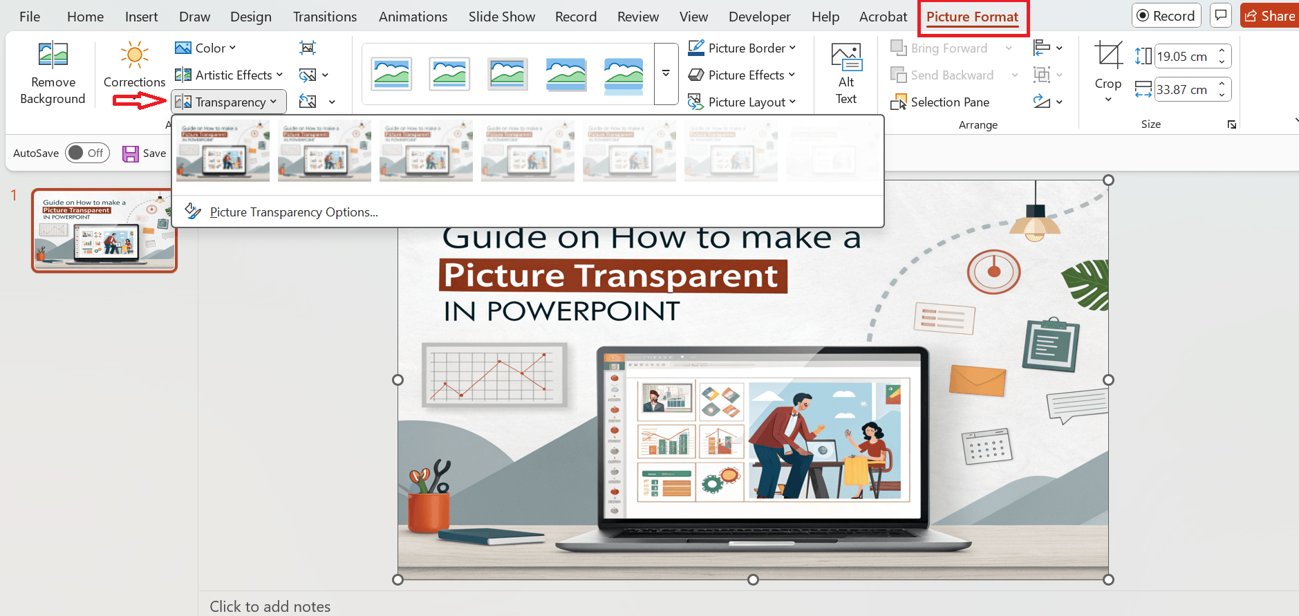 Quick Guide on How to Make a Picture Transparent in PowerPoint - SlideChef