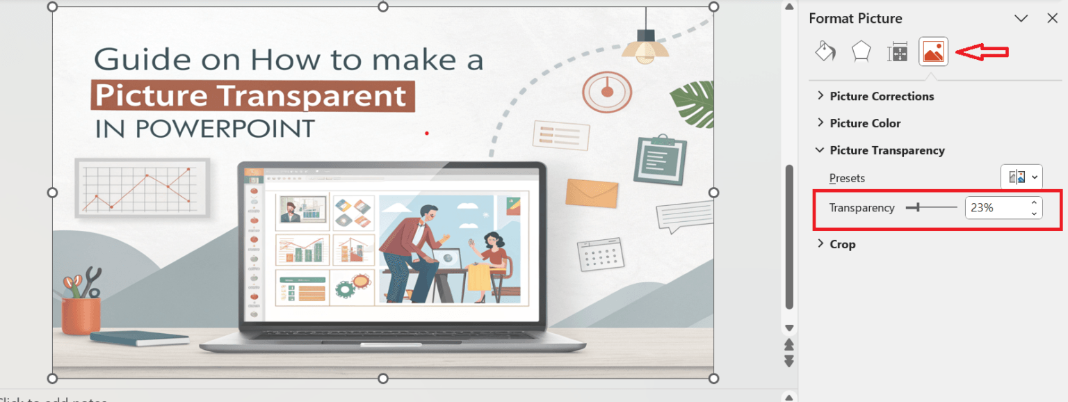 Quick Guide on How to Make a Picture Transparent in PowerPoint - SlideChef