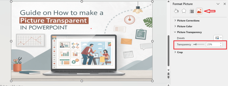 Quick Guide on How to Make a Picture Transparent in PowerPoint - SlideChef