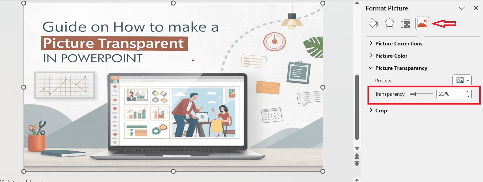 Quick Guide on How to Make a Picture Transparent in PowerPoint - SlideChef