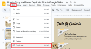 How to Copy, Paste and Duplicate Slides in Google Slides - SlideChef