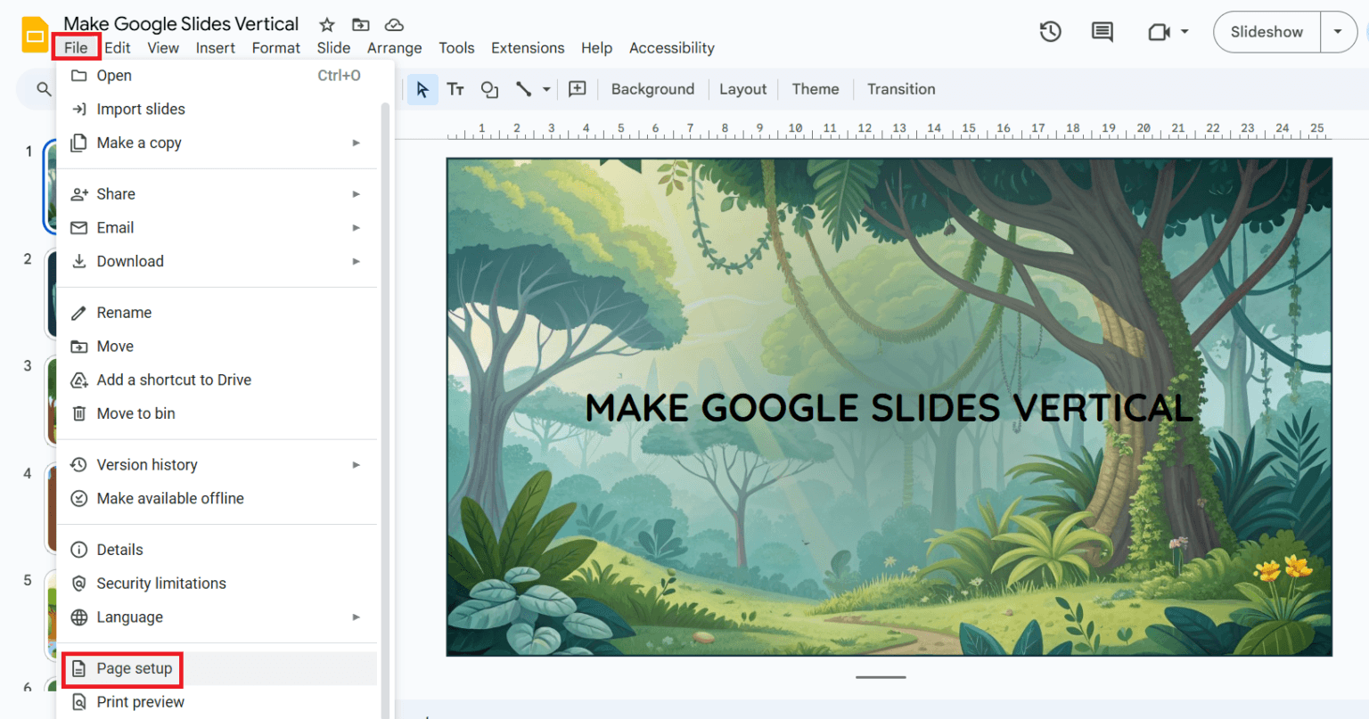 How to Make Google Slides Vertical: A Quick Guide - SlideChef