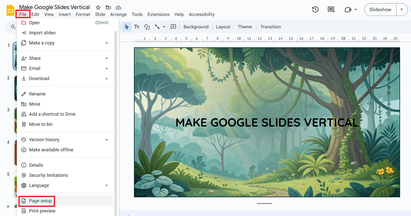 How to Make Google Slides Vertical: A Quick Guide - SlideChef