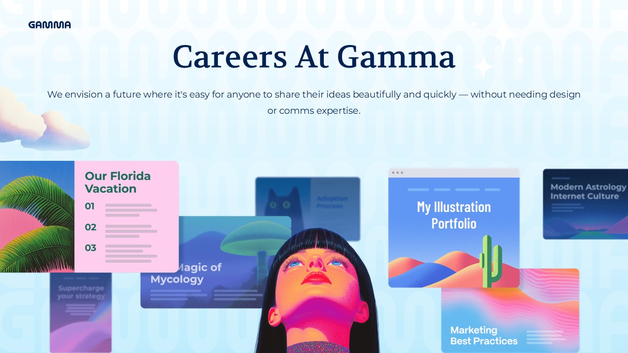 Gamma AI Presentation Template - Free PP & Google Slides