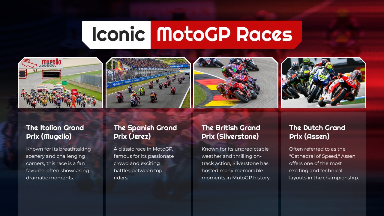 Free MotoGP PowerPoint Template and Google Slides - SlideChef
