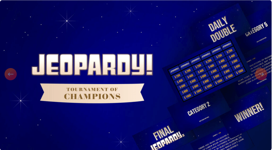 Top 10 Free Jeopardy Templates | Ultimate Jeopardy Game Maker - SlideChef