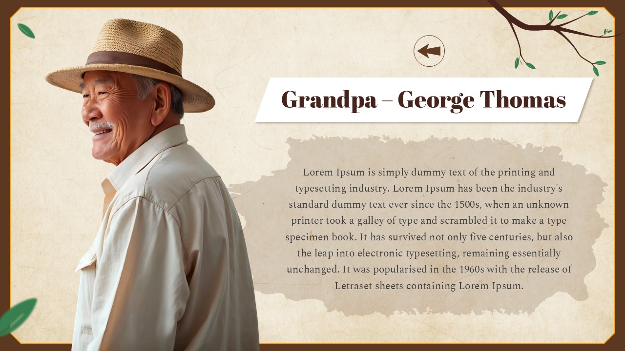 Free Family Tree Template | Interactive PPT & Google Slides - SlideChef