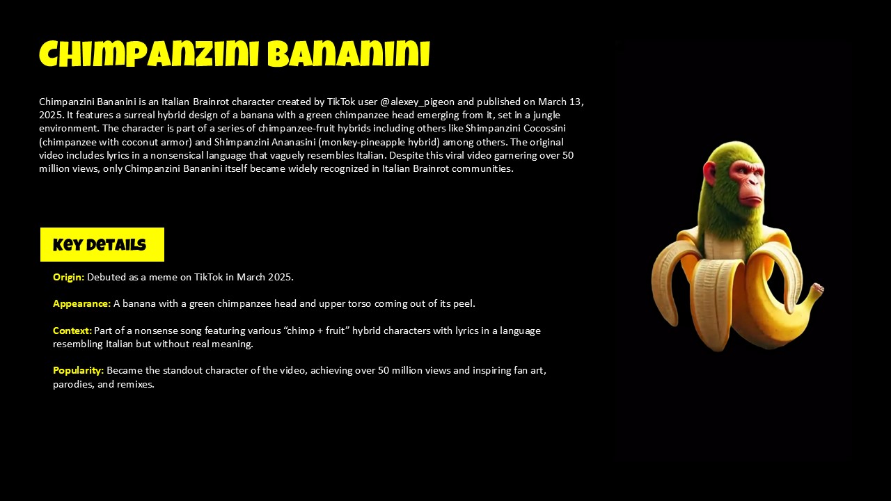 Italian Brainrot – Free PPT, Google Slides & Canva - SlideChef