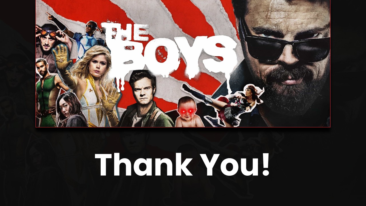 The Boys Inspired Template | Dark Action PPT & Google Slides - SlideChef