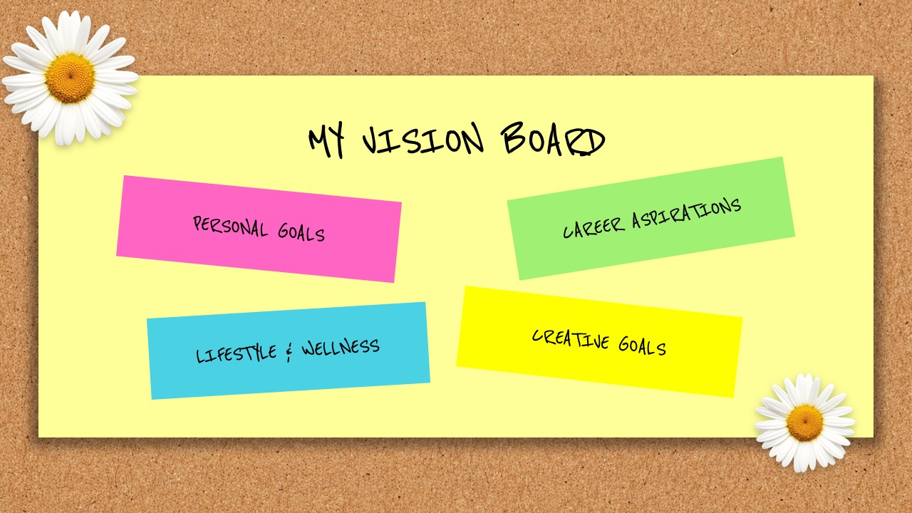 Free 2026 Vision Board Template | PPT & Google Slides - SlideChef