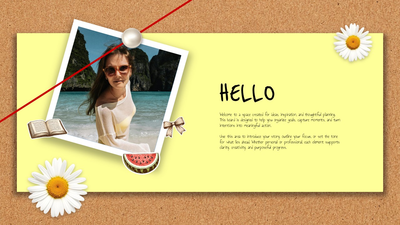 Free 2026 Vision Board Template | PPT & Google Slides - SlideChef