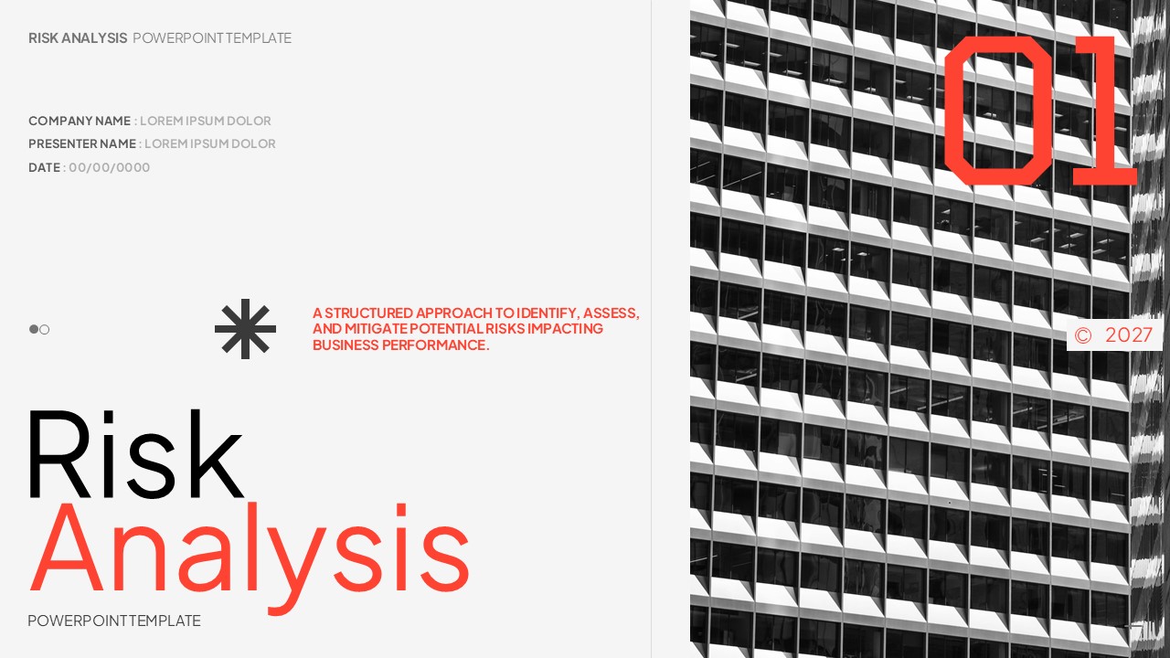 Risk Analysis Template PowerPoint and Google Slides - SlideChef