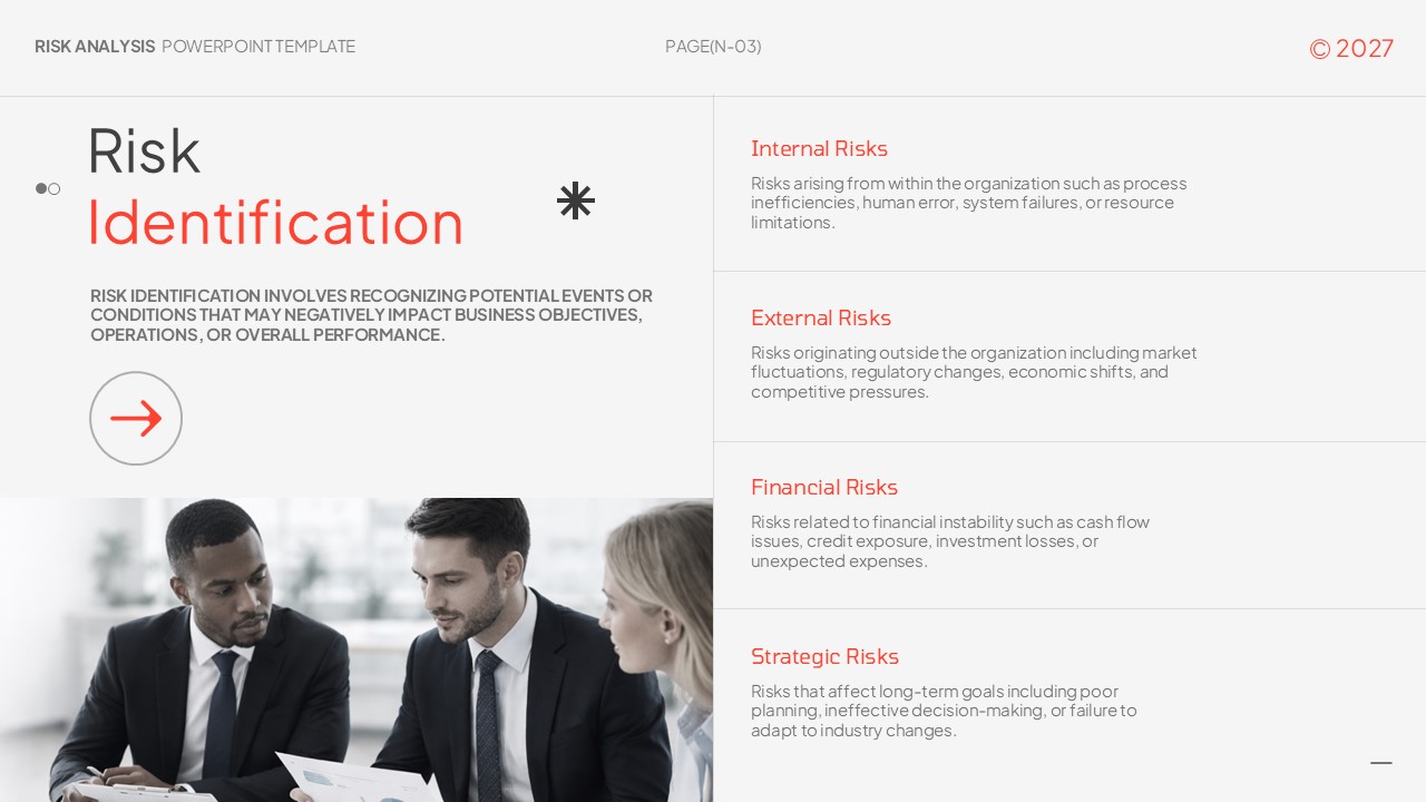 Risk Analysis Template PowerPoint and Google Slides - SlideChef