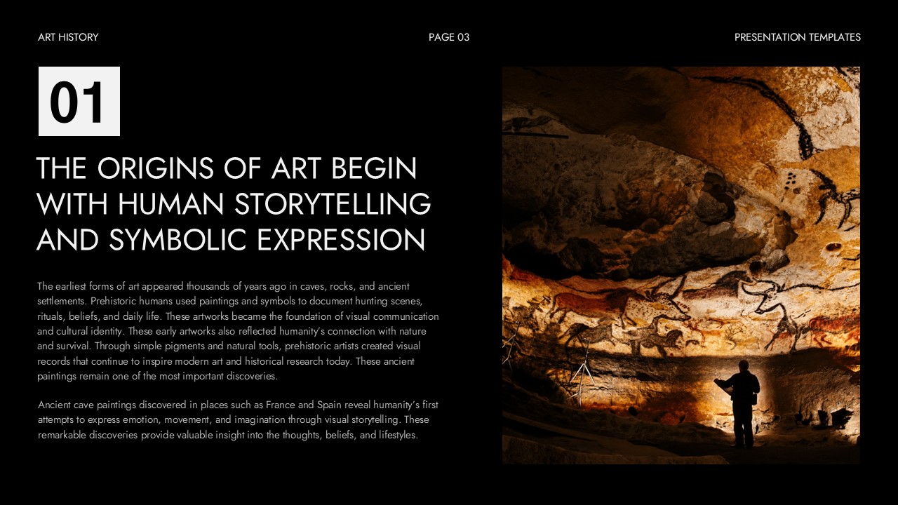 Art History Theme Template for PowerPoint & Canva - SlideChef
