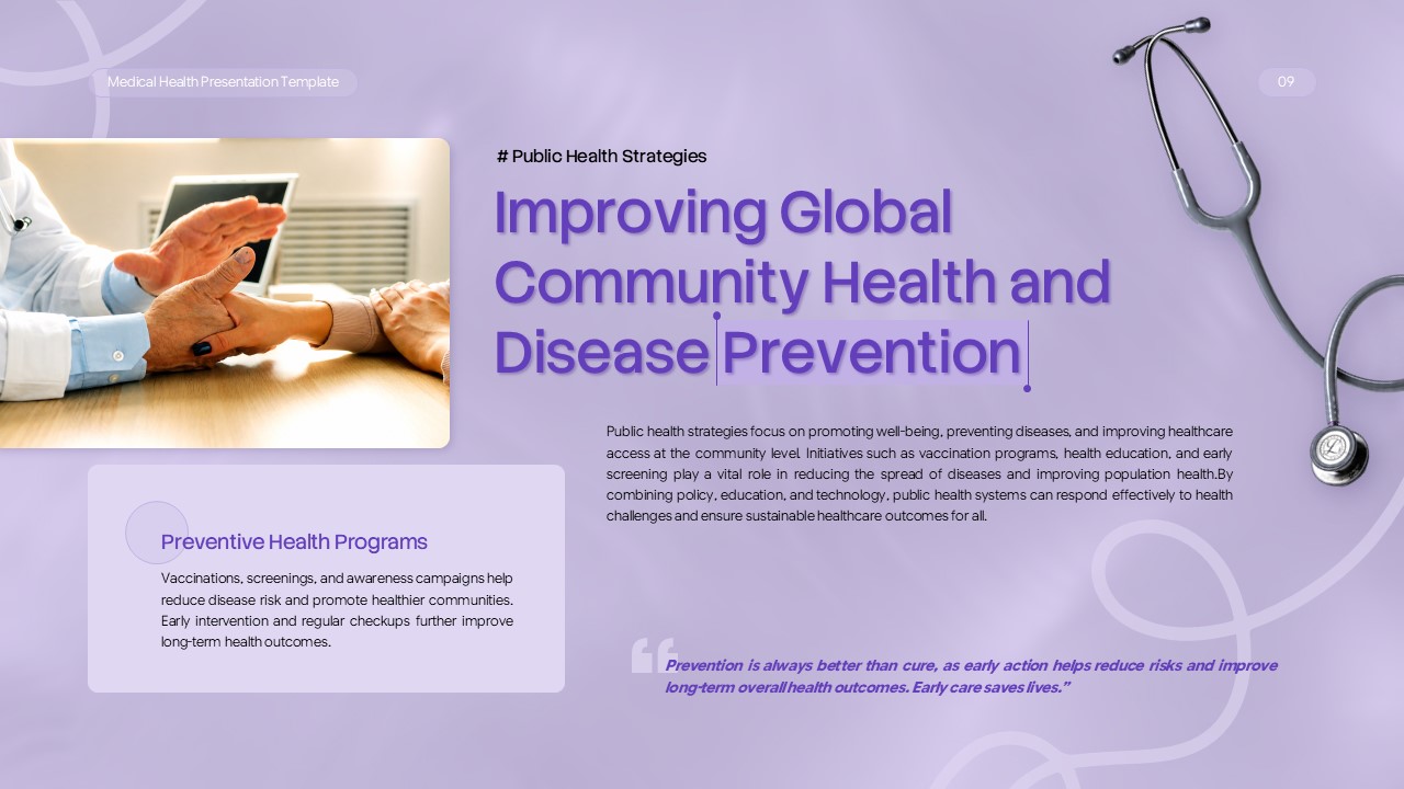 Medical Health Presentation Template | PowerPoint & Google Slides