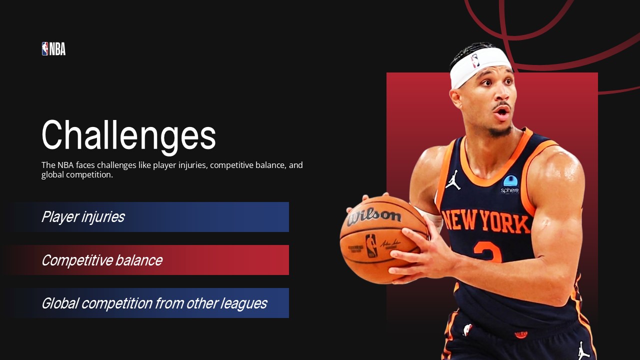 NBA Template -Sports PowerPoint Template - SlideChef